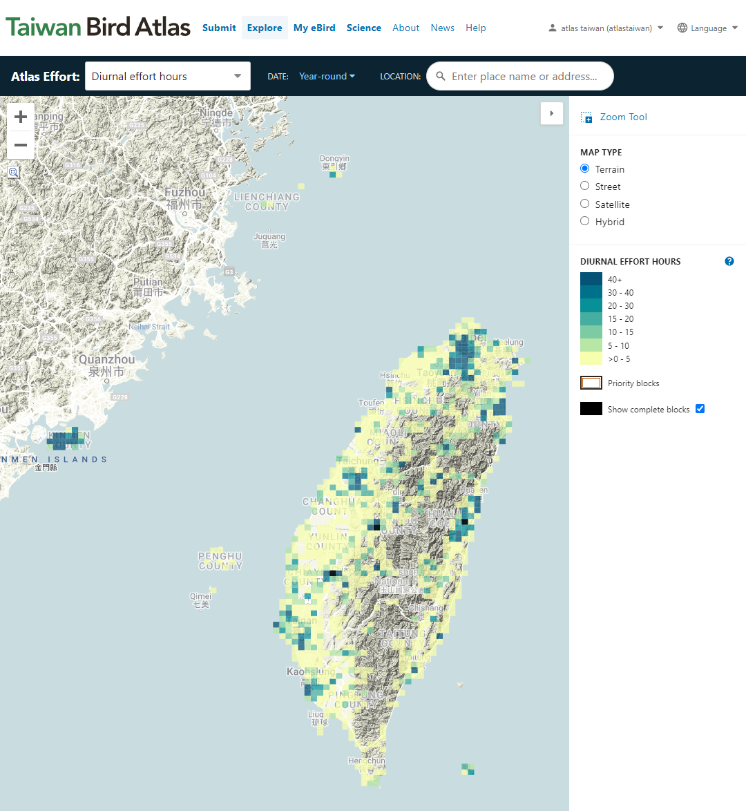 Taiwan Launches First National Bird Atlas Project | 社團法人中華民國野鳥學會